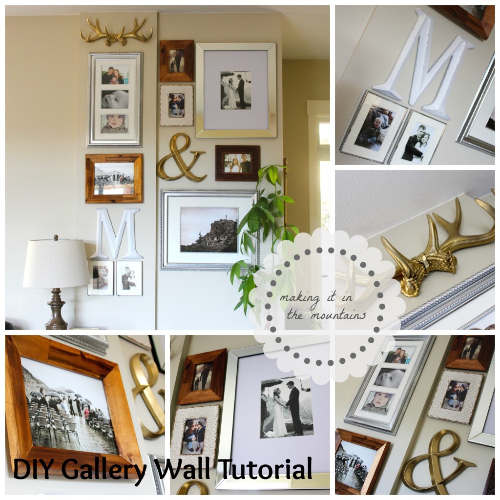 Diy Gallery Wall Tutorial Making It In The Mountains