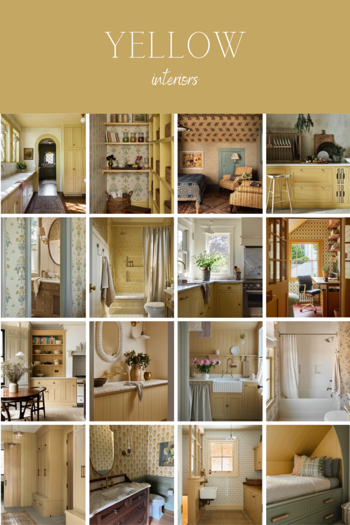 Insta Saves: Yellow Interiors - Making it in the Mountains